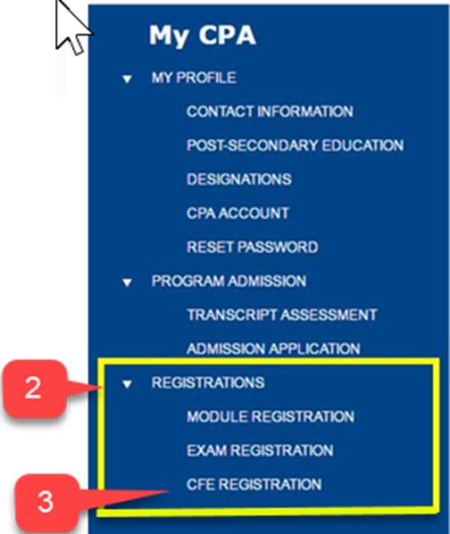 CPA Professional Education Program Retaking the CFE